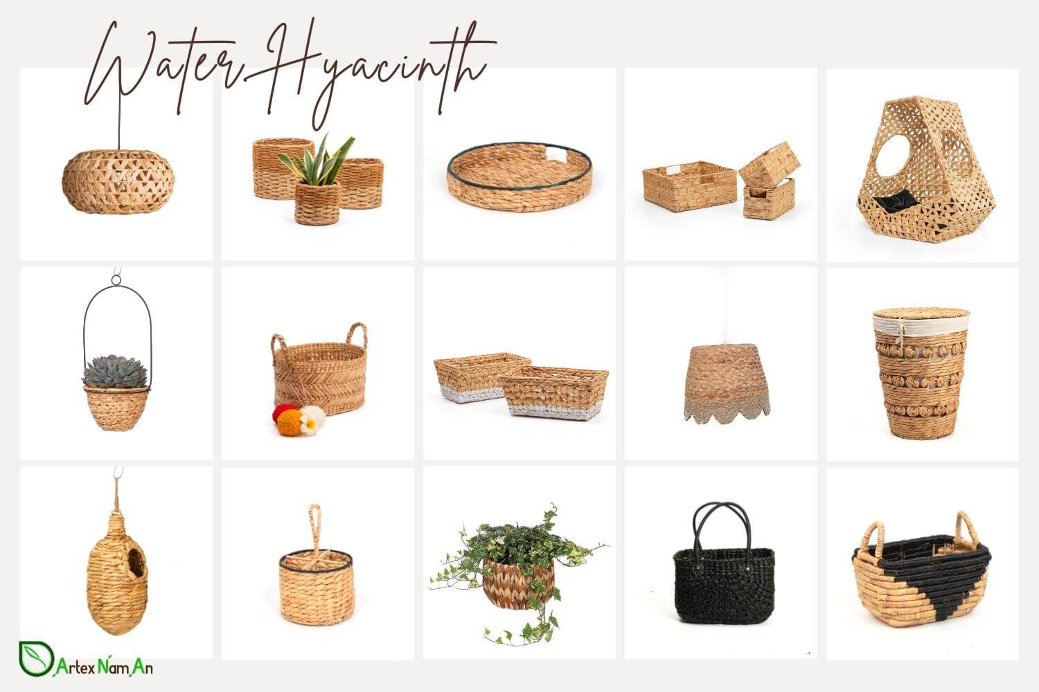 Water Hyacinth: An Unusual Material For Wicker Baskets Bulk